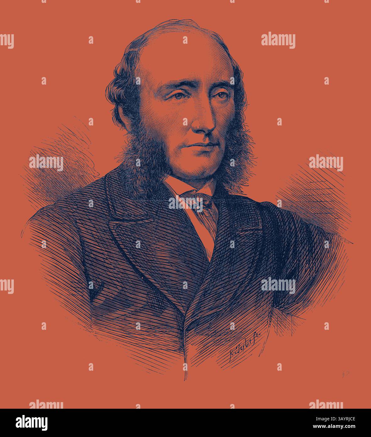 A dignified man dressed in 19th-century attire, featuring stylish ...