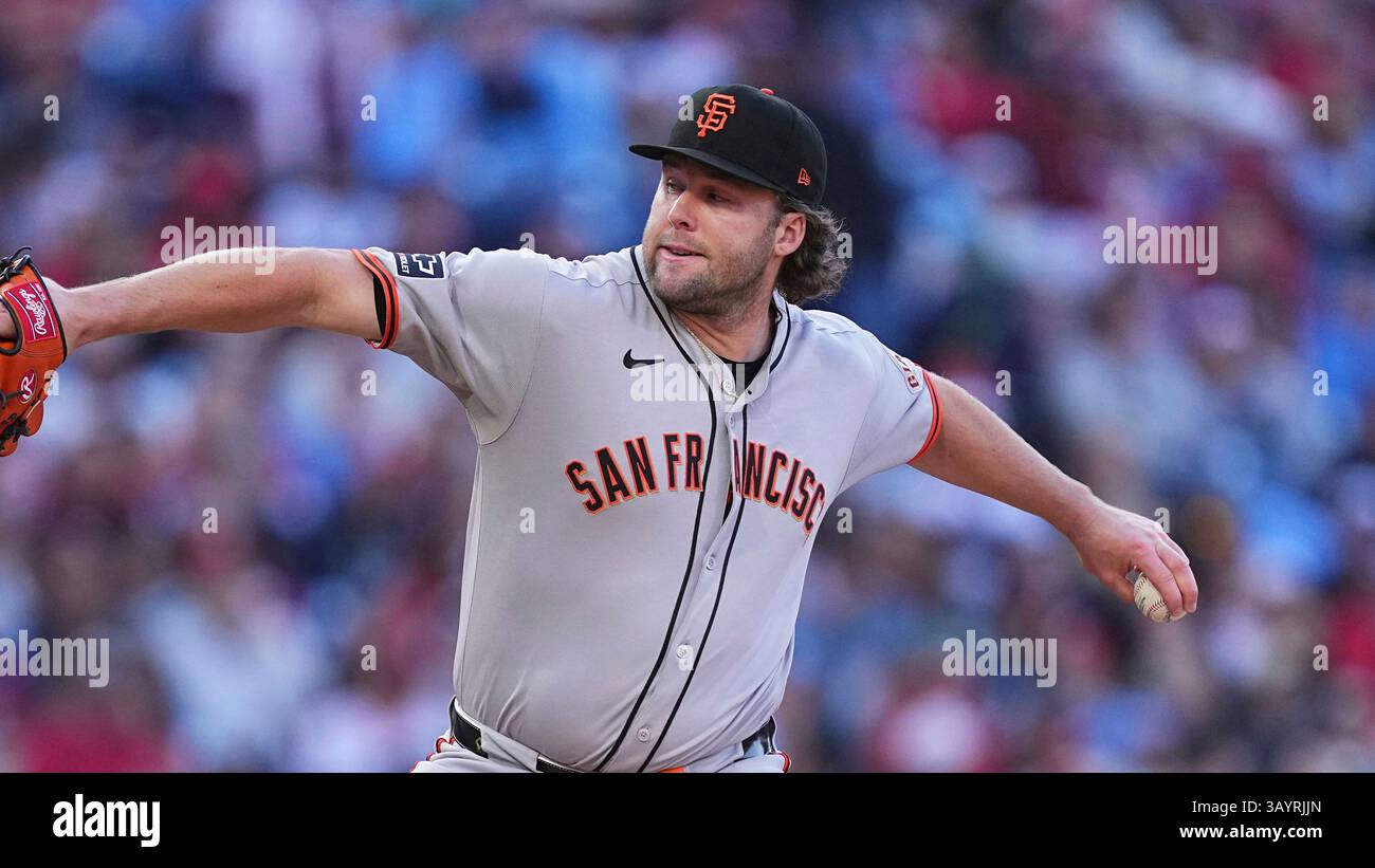 San Francisco Giants pitcher Erik Miller in actin during the eighth ...