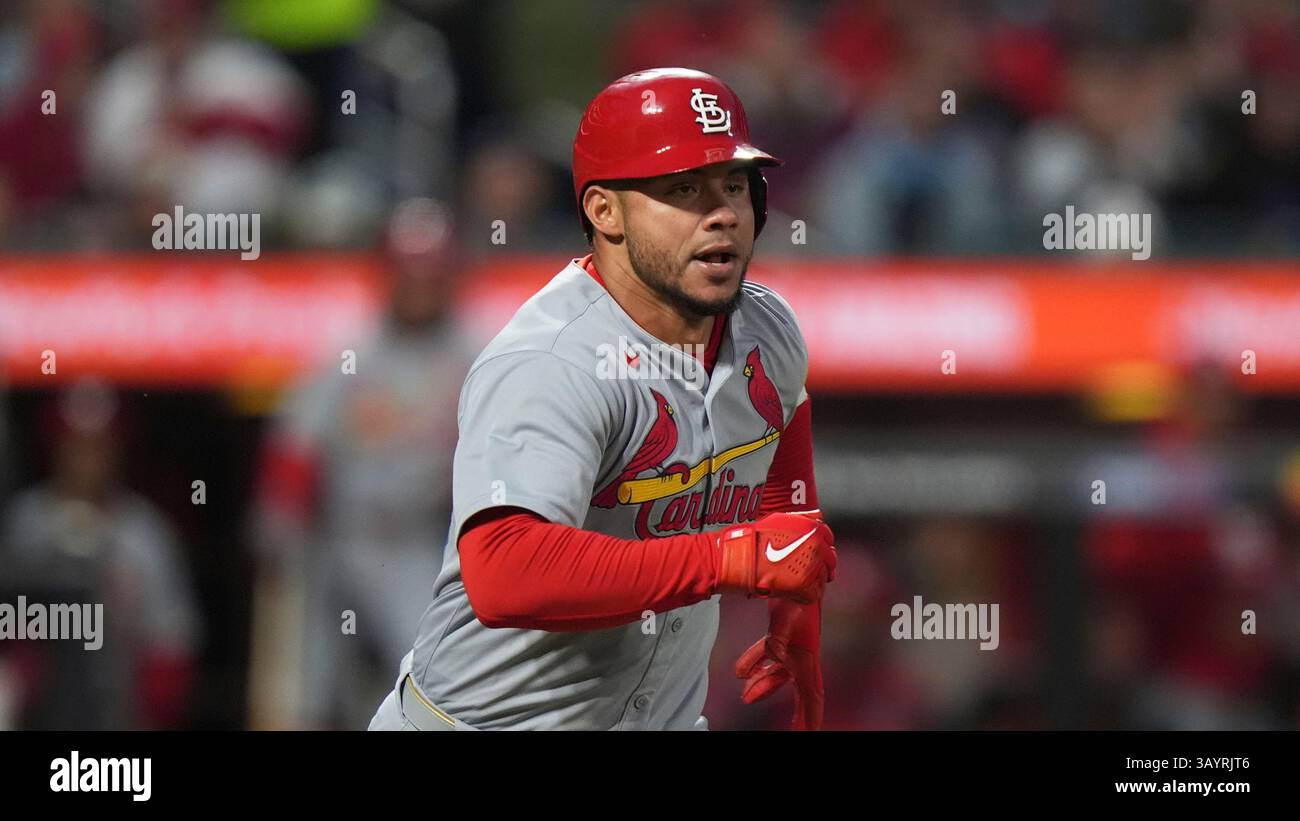 St. Louis Cardinals' Pedro Pagés (43) during the third inning of a ...