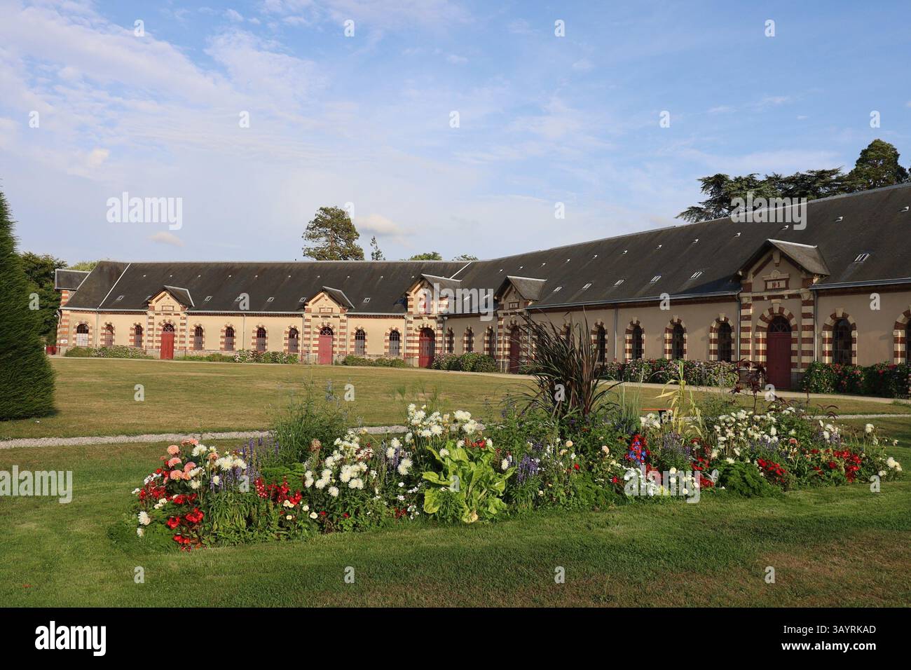 National stud farm, equestrian center, town of Saint-Lô, Manche ...