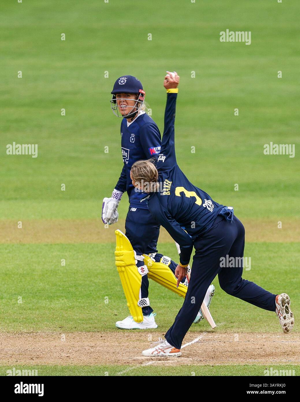 Birmingham, UK. 23rd Apr, 2025. #1, Georgia Adams of Hampshire watches ...