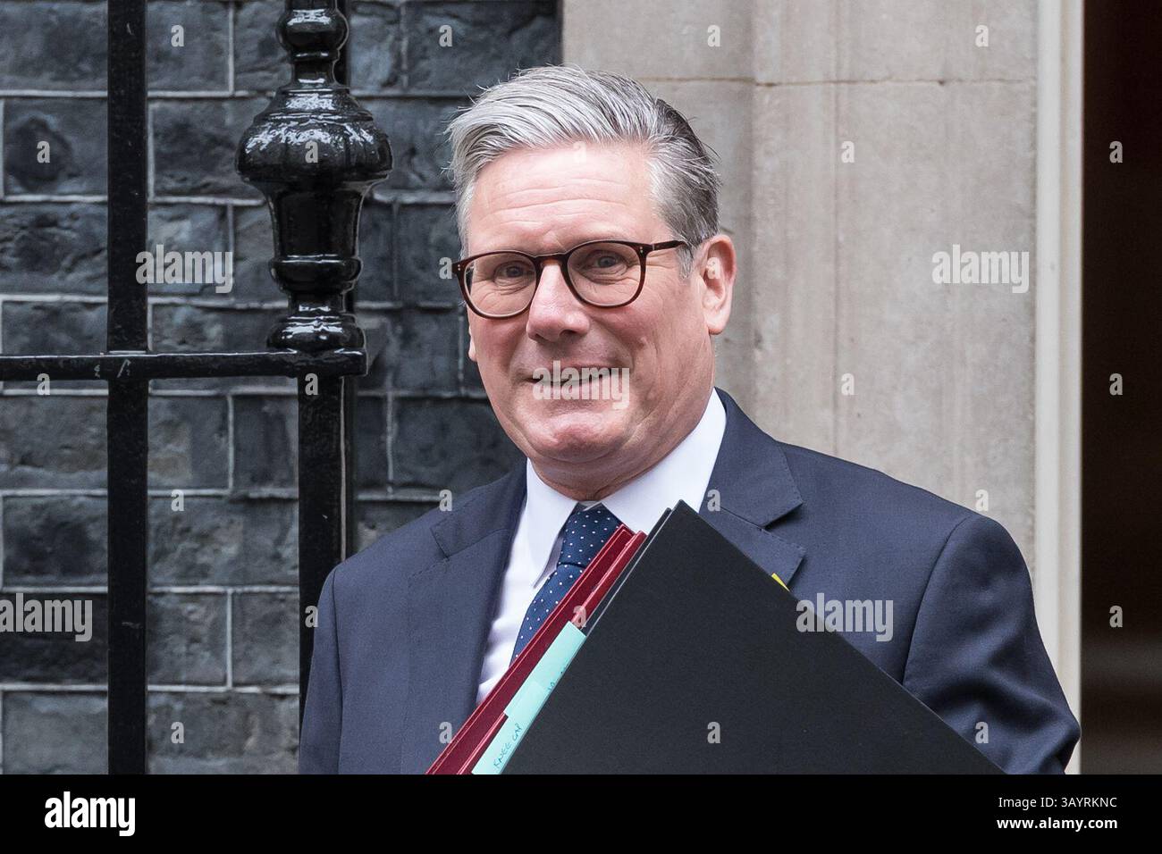 London, UK. 23rd April, 2025. British Prime Minister Sir Keir Starmer ...