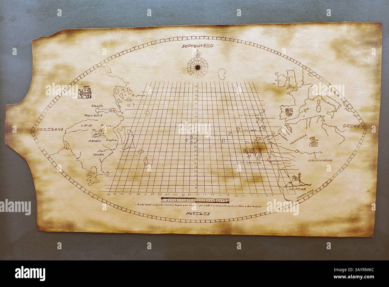 Maps from medieval times to determine the distribution of lands ...