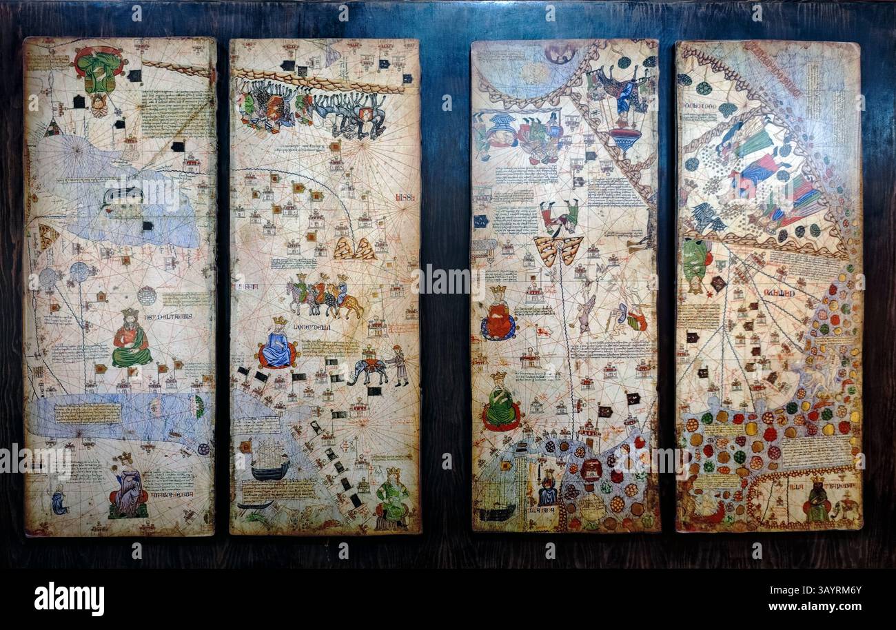 Maps from medieval times to determine the distribution of lands ...