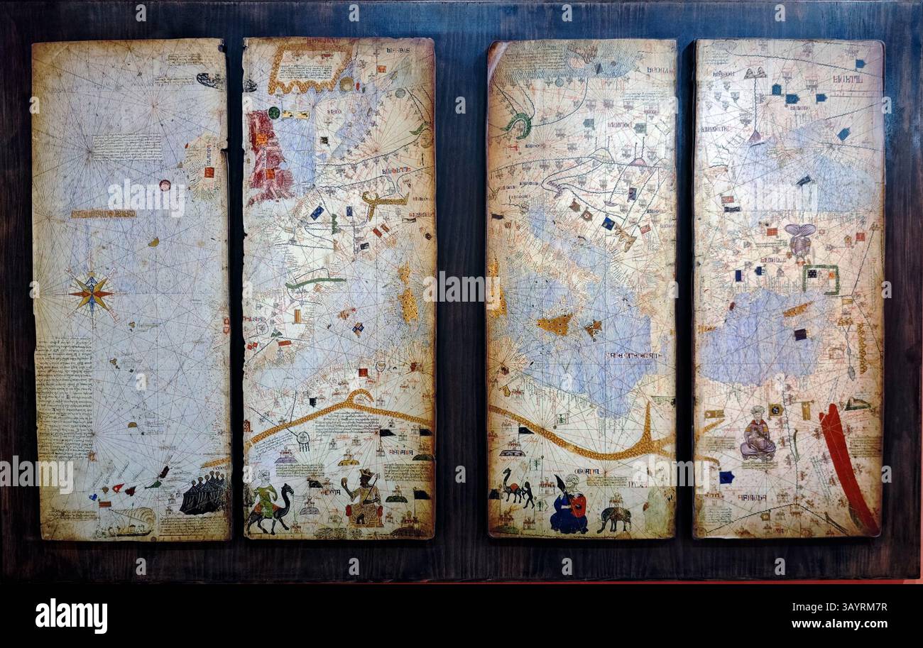 Maps from medieval times to determine the distribution of lands ...