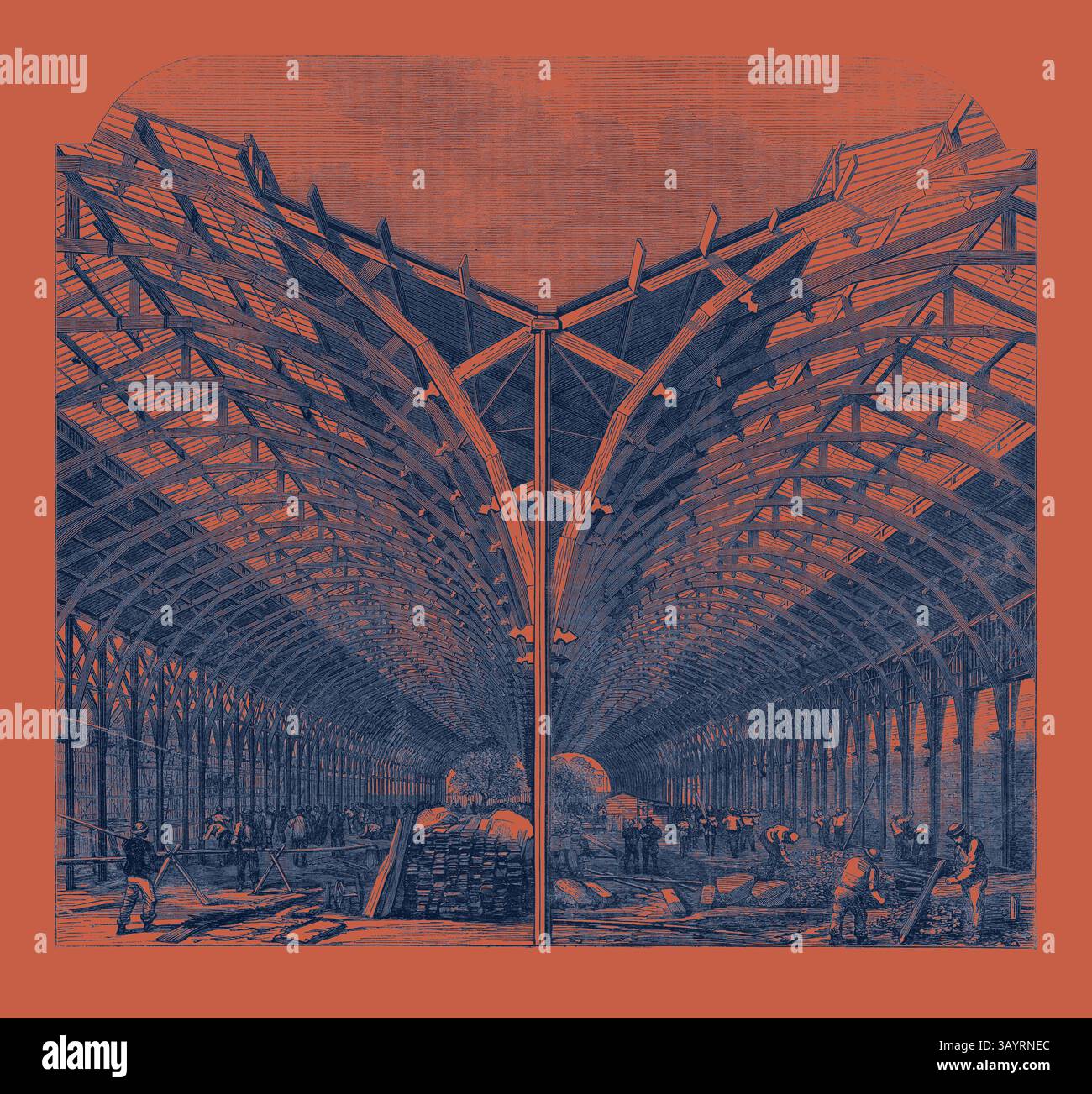 Showcasing elaborate wooden beams hi-res stock photography and images - Alamy