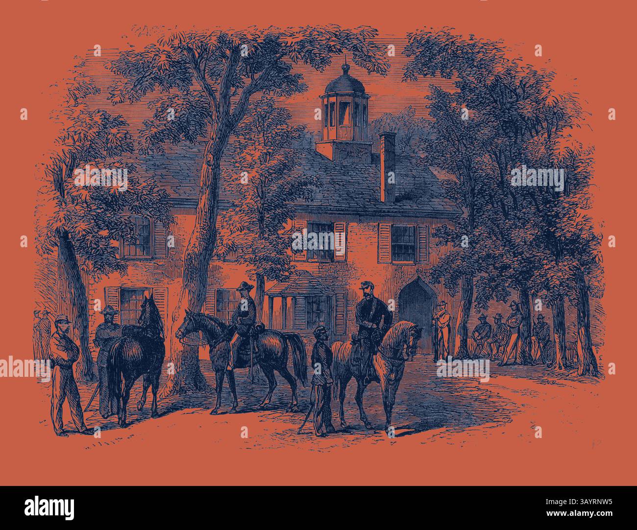 Group of mounted soldiers stands hi-res stock photography and images ...