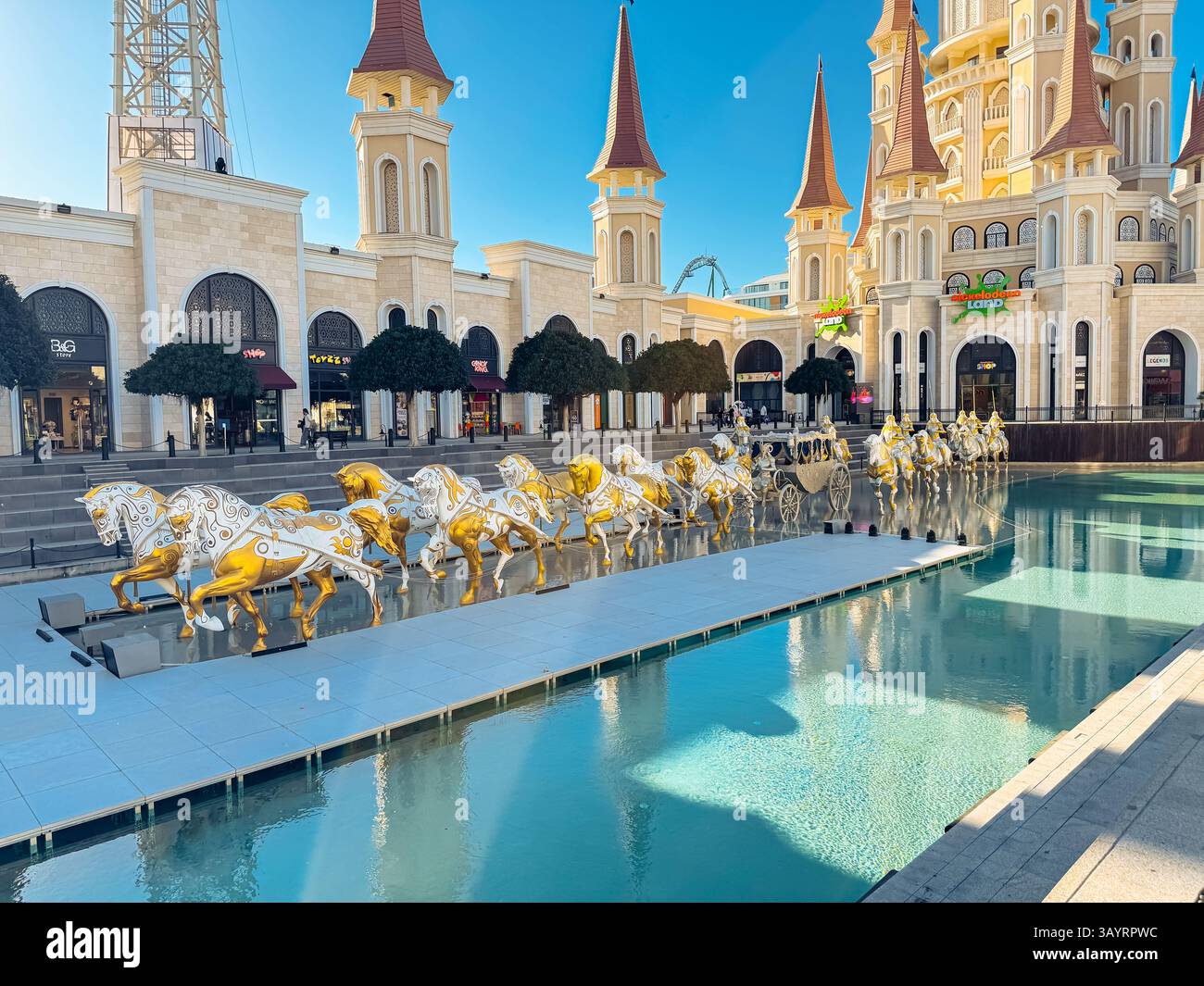 Belek, Antalya, Turkiye - March 12, 2025. The Land of Legends theme ...