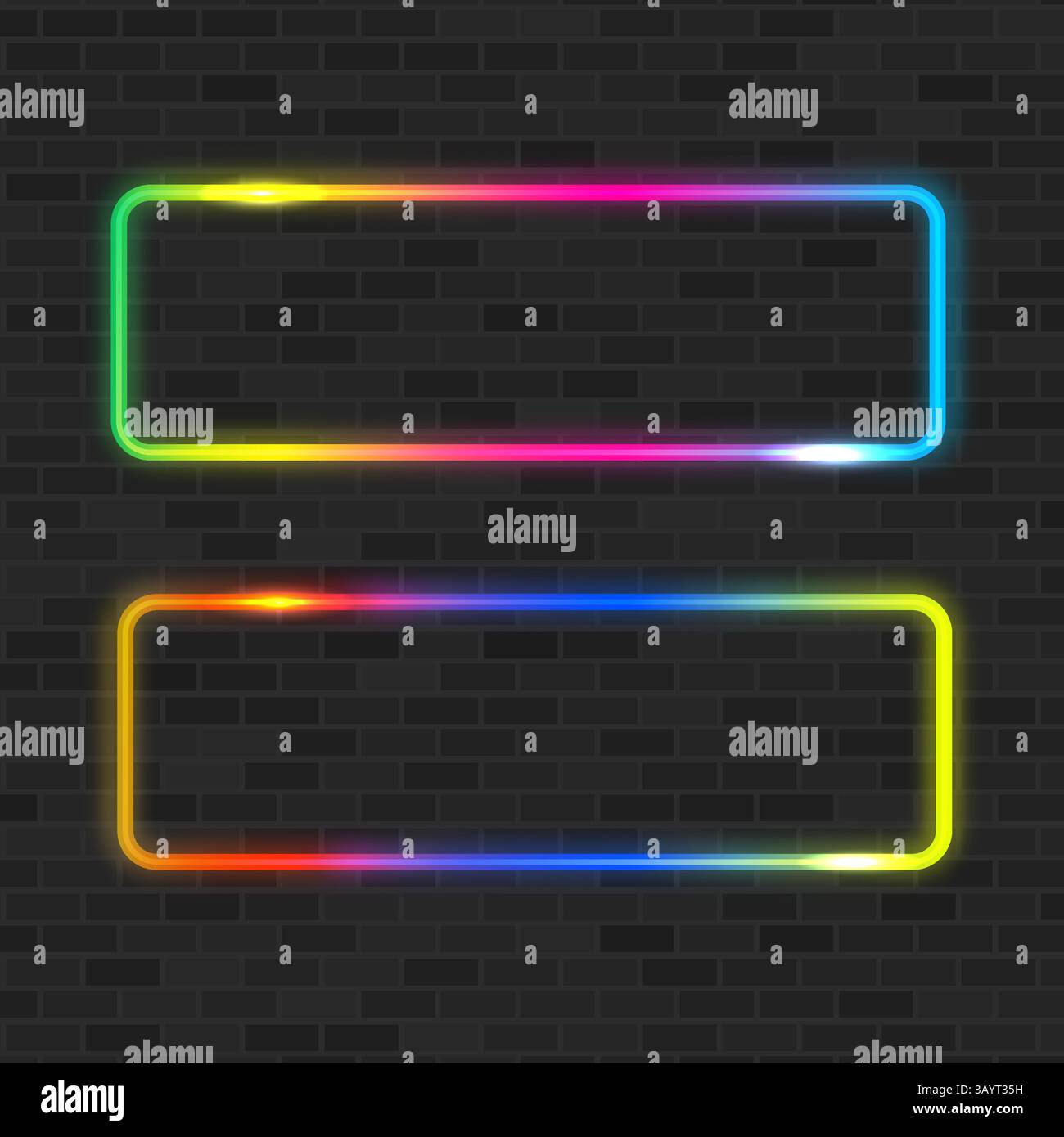 Bright led street light glowing Stock Vector Images - Alamy