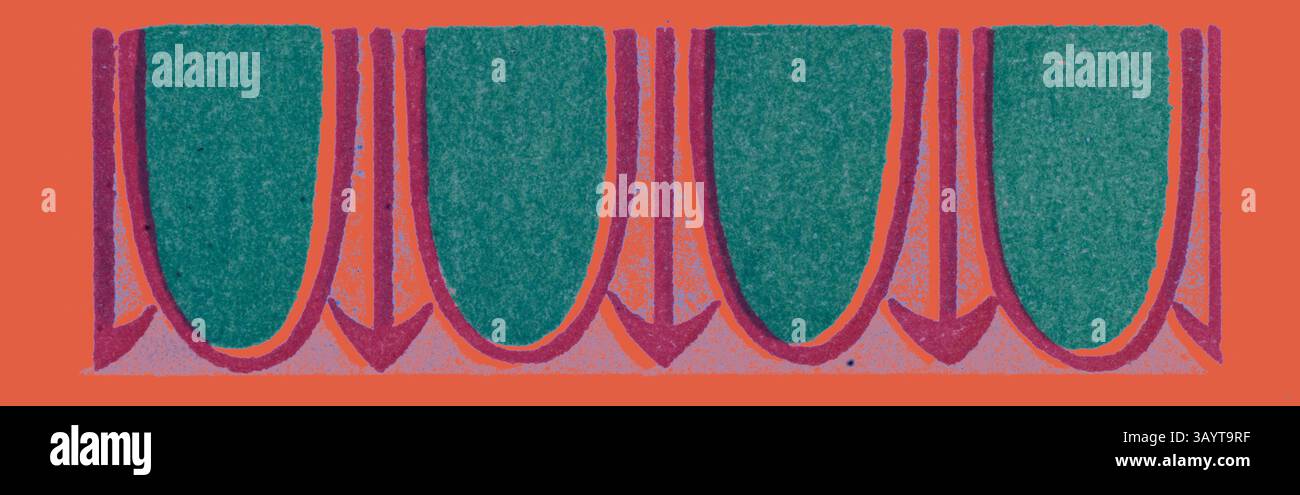 A vibrant design featuring alternating green shapes with sharp edges ...