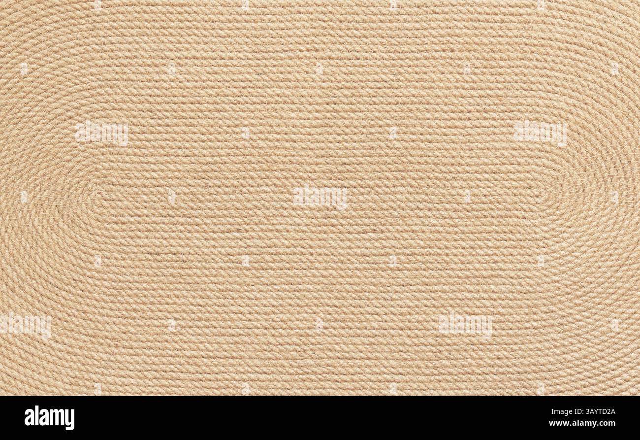 jute rope mat or burlap rug background design element Stock Photo - Alamy