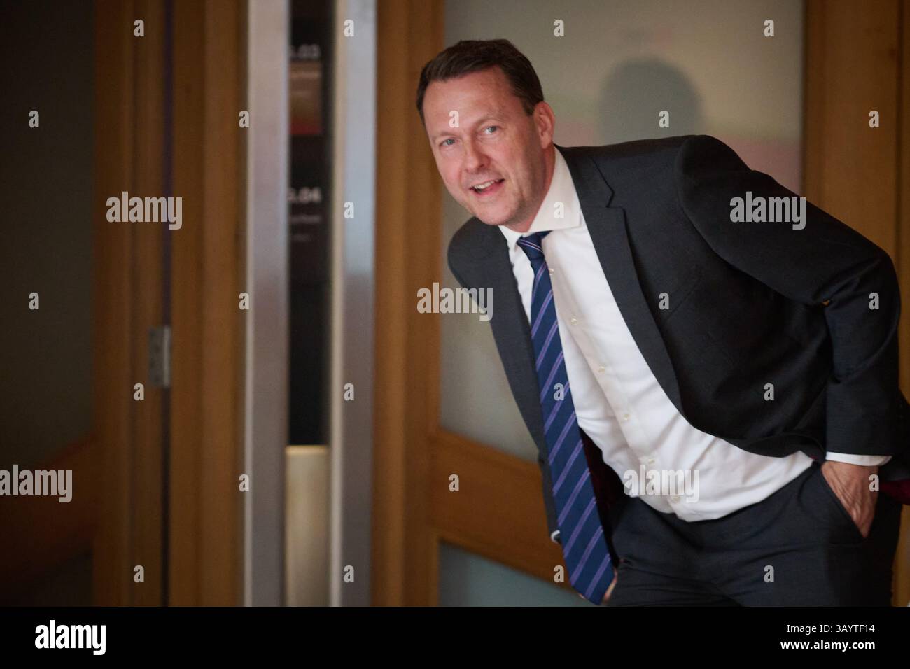 Edinburgh Scotland, UK 23 April 2025. Conservative leader Russell ...