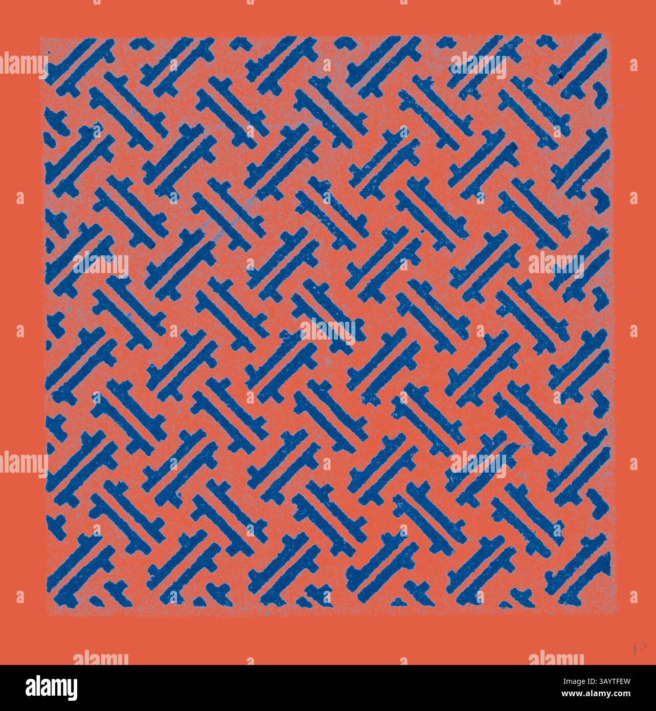 Intersecting shapes in vibrant red hi-res stock photography and images ...