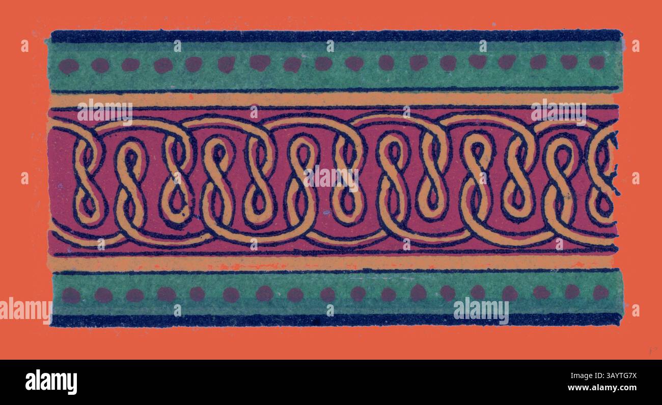 Interwoven lines in rich colors hi-res stock photography and images - Alamy