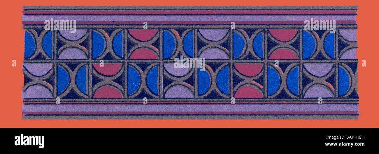 Alternating shapes in shades of blue hi-res stock photography and ...