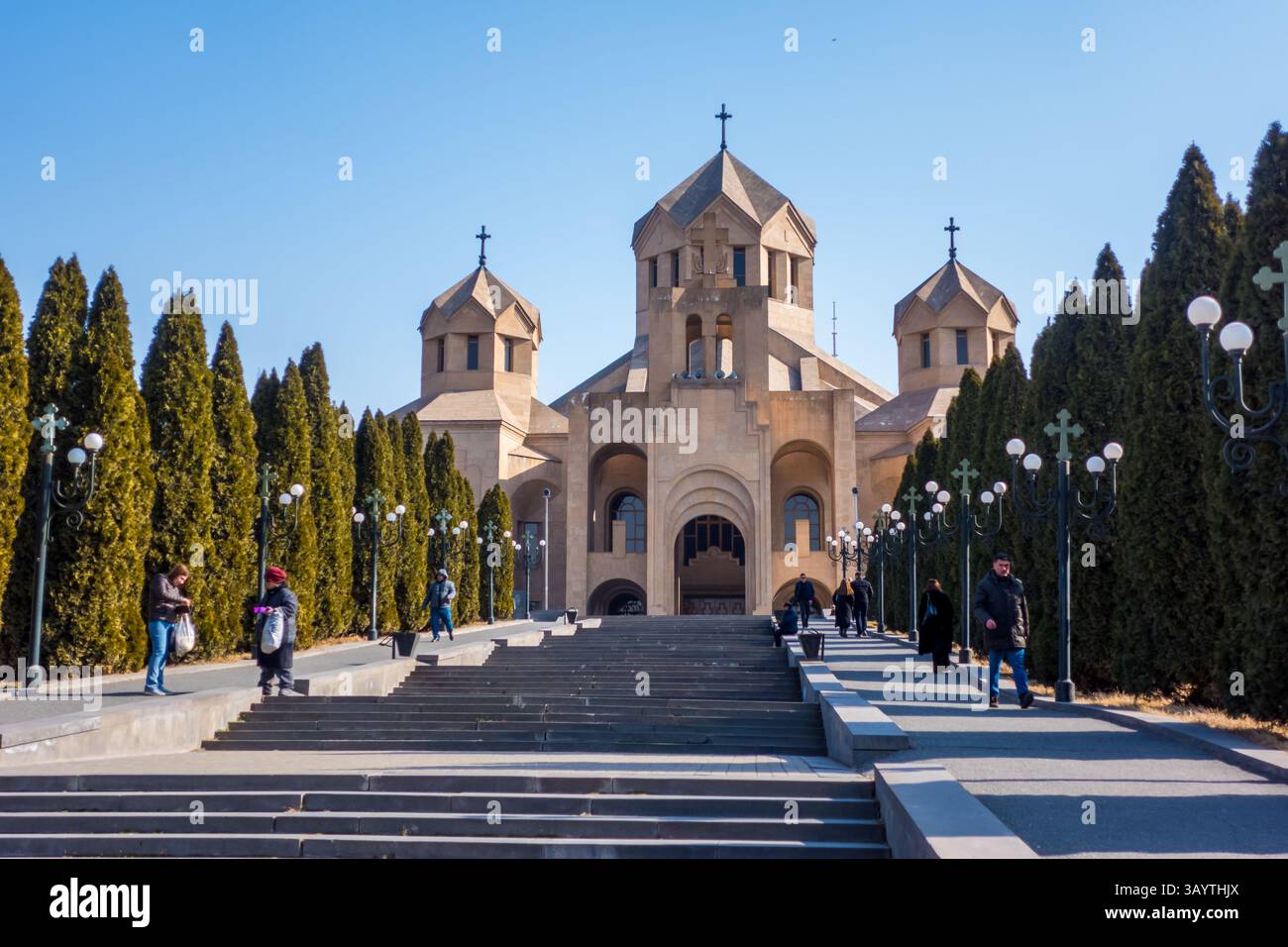 Saint Gregory the Illuminator Cathedral in Yerevan, Armenia Stock Photo - Alamy