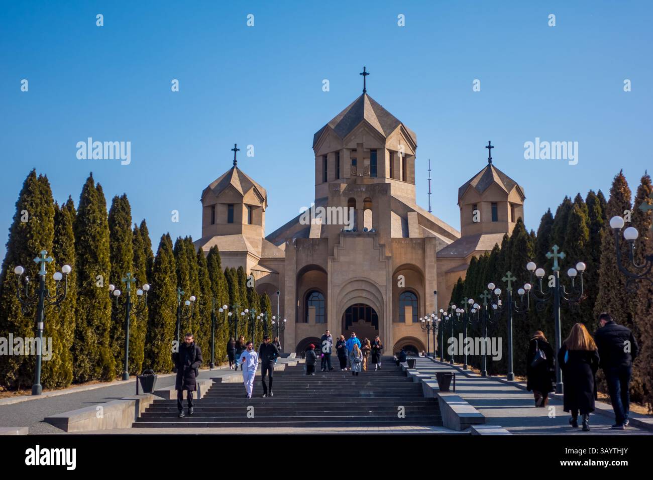 Saint Gregory the Illuminator Cathedral in Yerevan, Armenia Stock Photo - Alamy