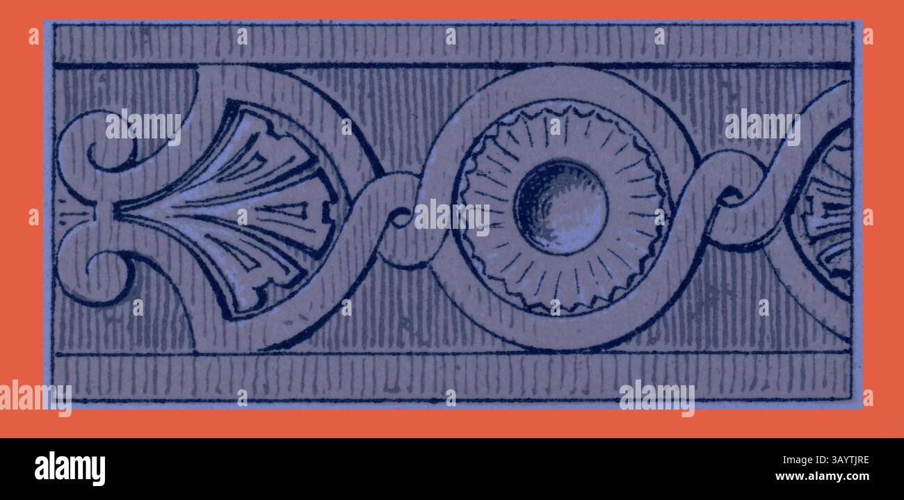 A detailed design featuring intricate scrollwork and floral motifs ...