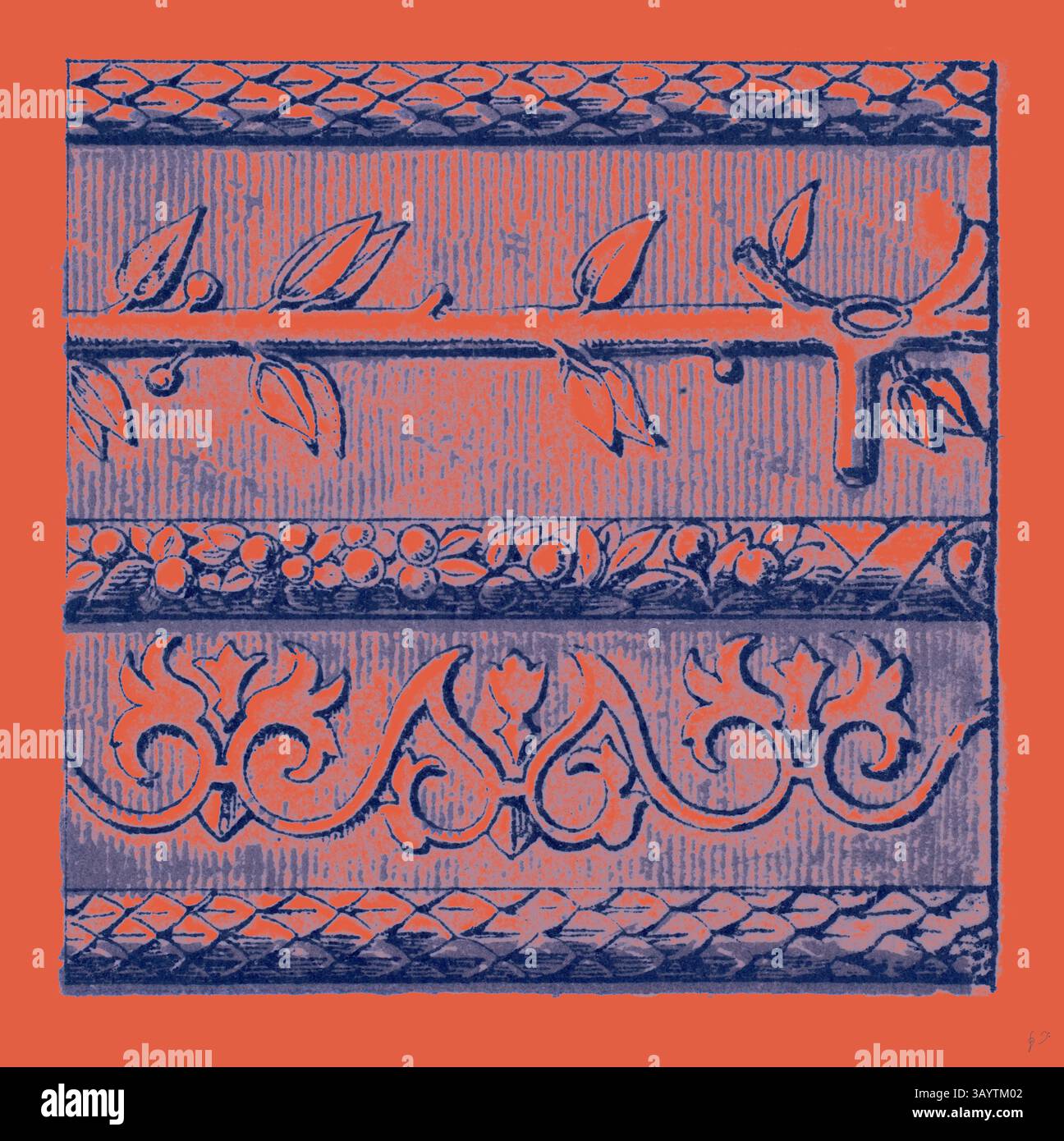 Alternating patterns of leaves hi-res stock photography and images - Alamy