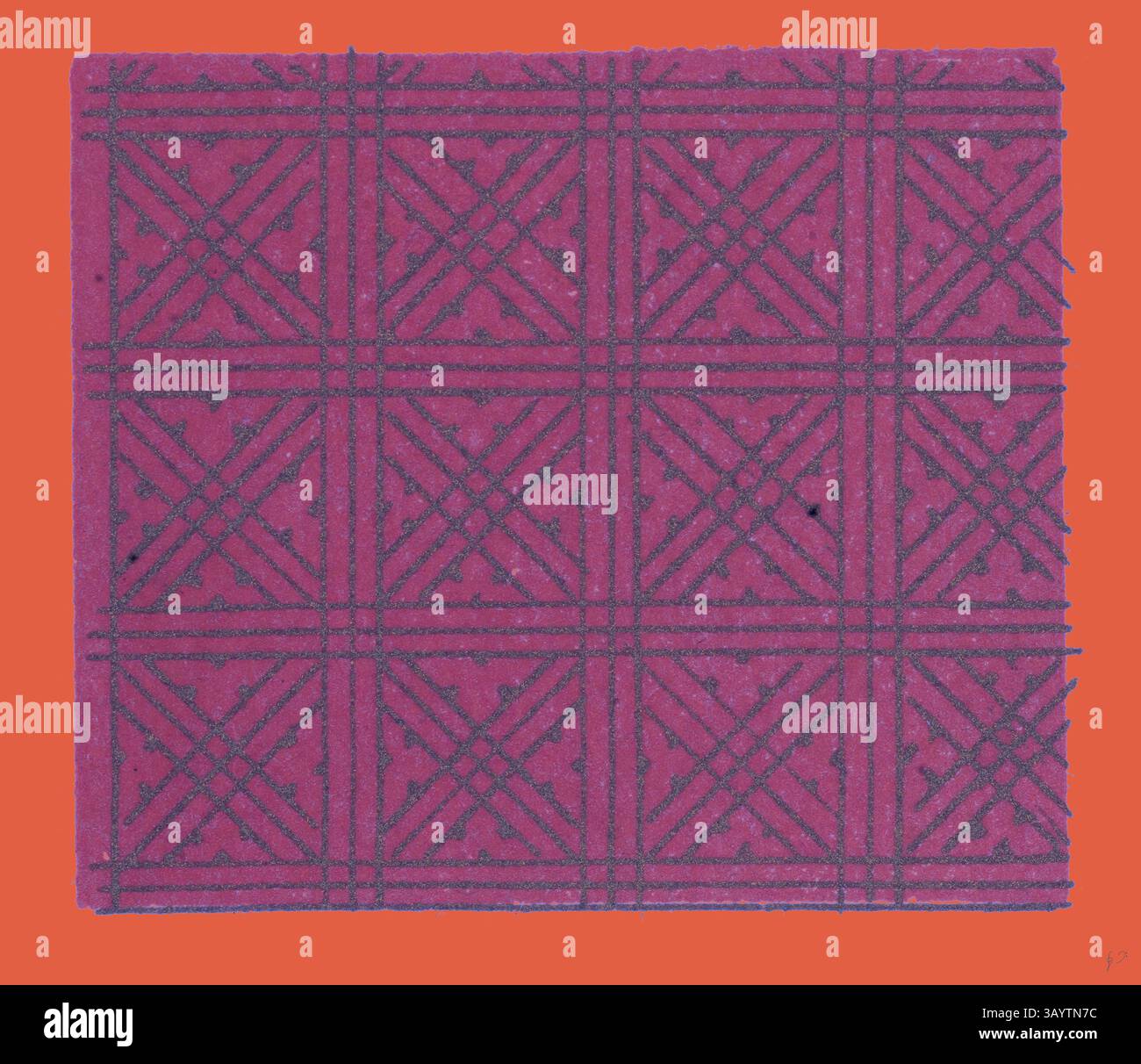 A Textured Surface Featuring A Repeating Geometric Pattern Of Intersecting Lines And Shapes In