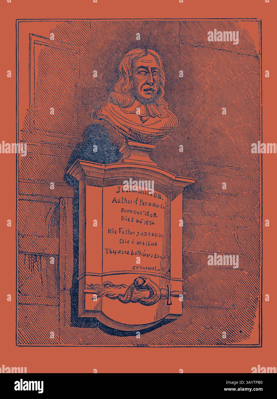 Bust john milton in hi-res stock photography and images - Alamy