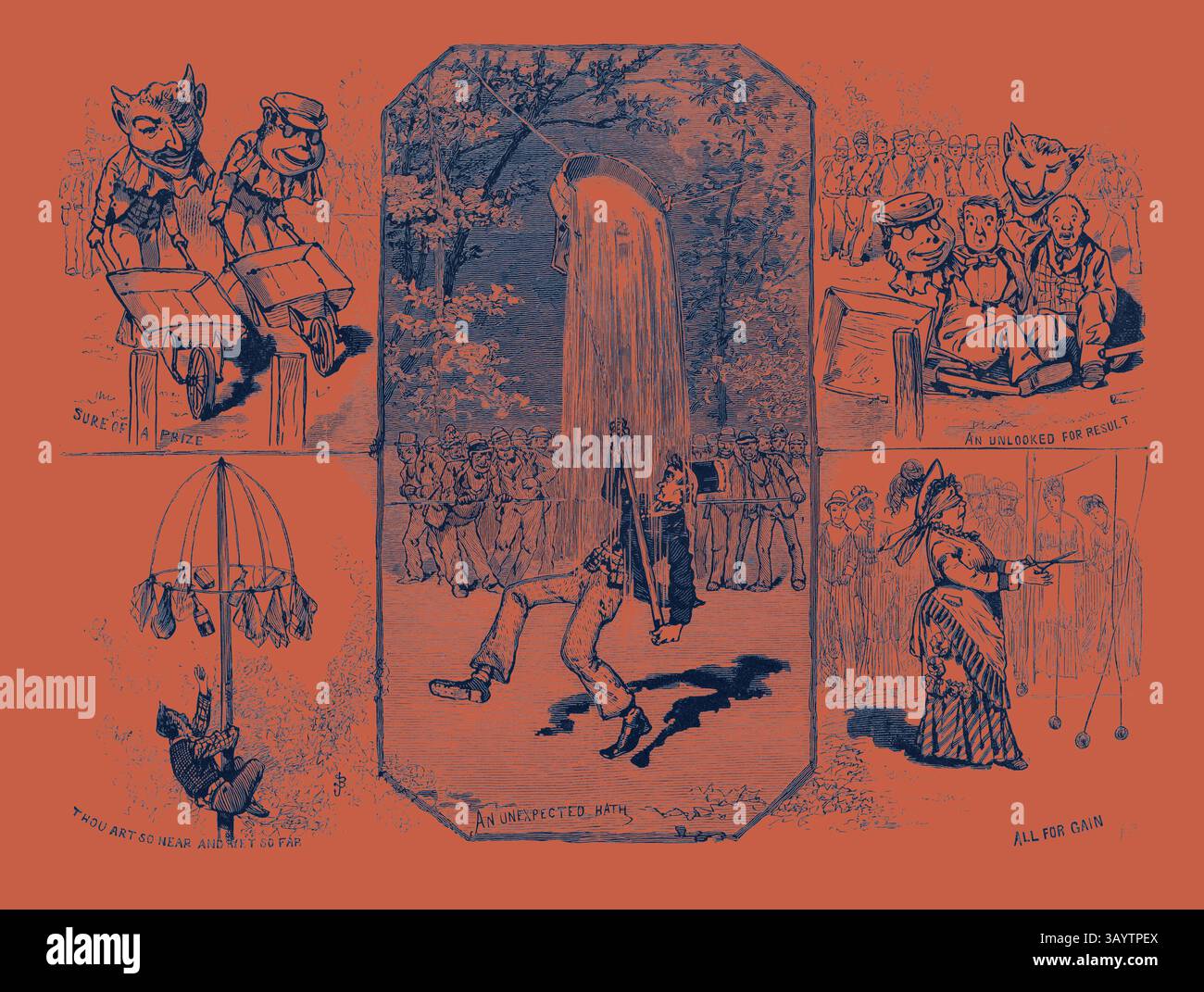 A whimsical scene featuring anthropomorphic animals and a diverse crowd, showcasing a variety of ...