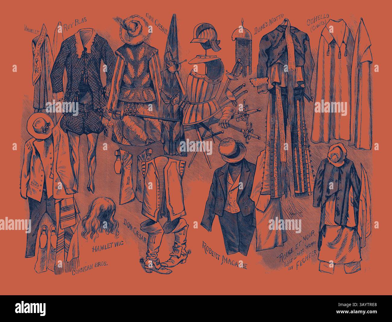 Mix of characters in detailed costumes hi-res stock photography and ...