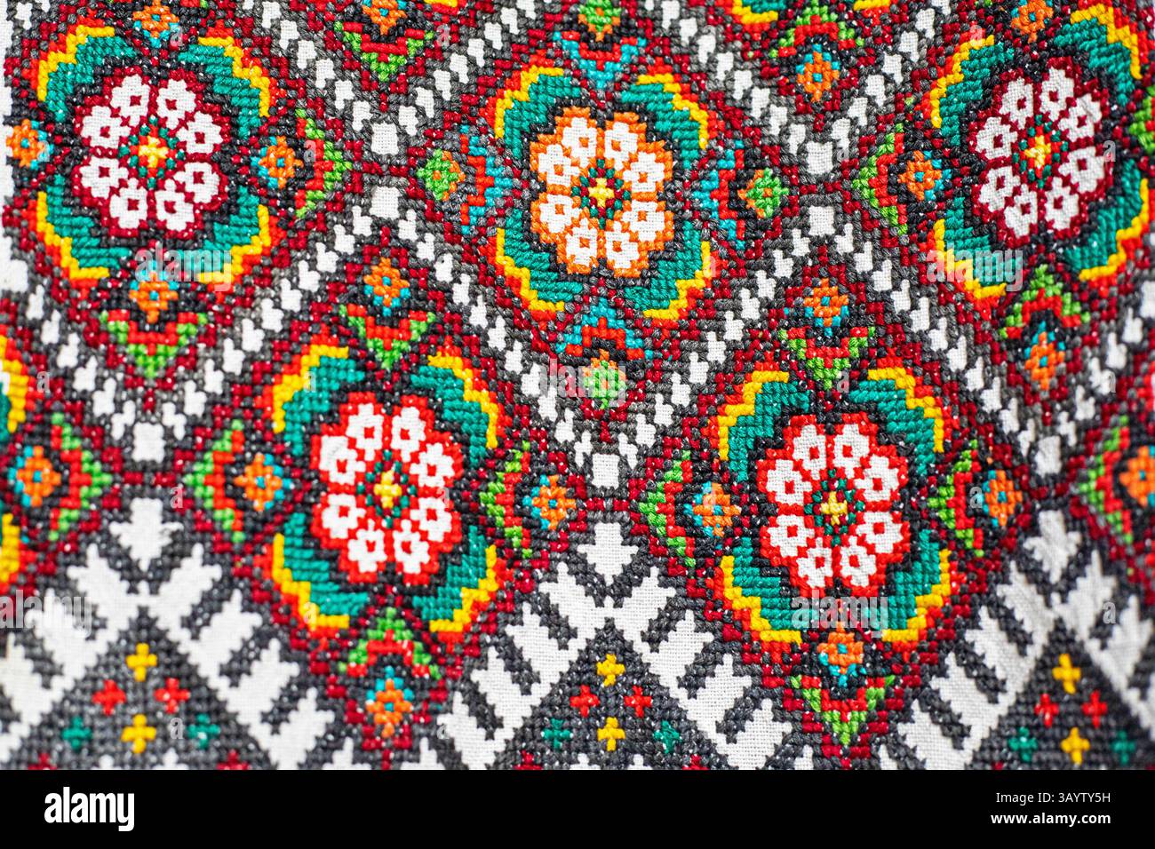 traditional floral embroidered patterns of western Ukraine. Customs and ...
