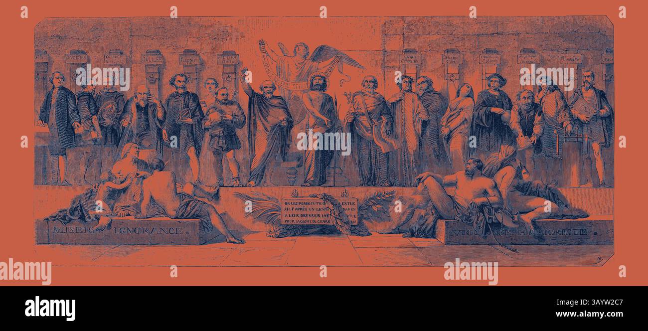 Grand assembly of historical figures hi-res stock photography and ...