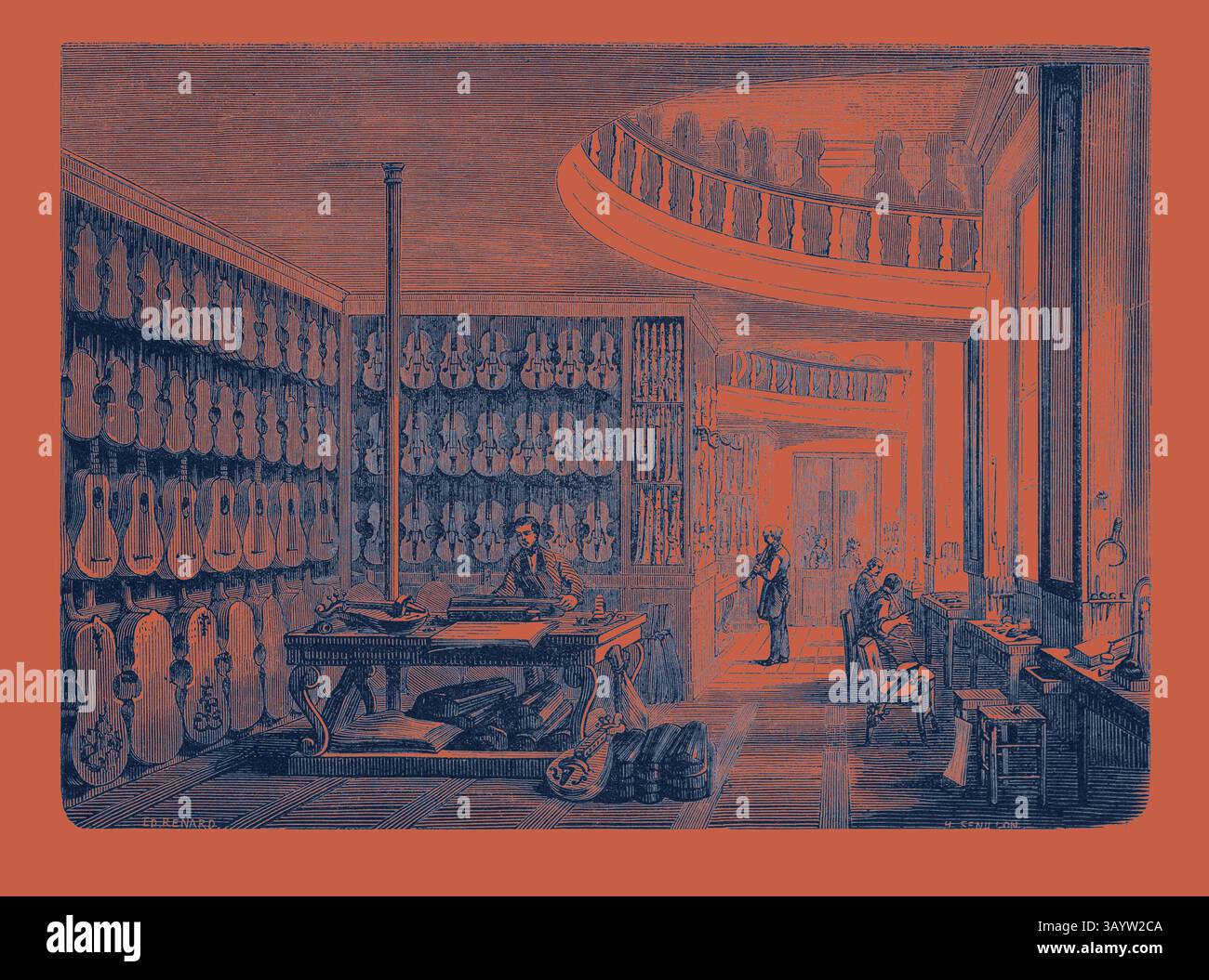 Interior scene music workshop hi-res stock photography and images - Alamy