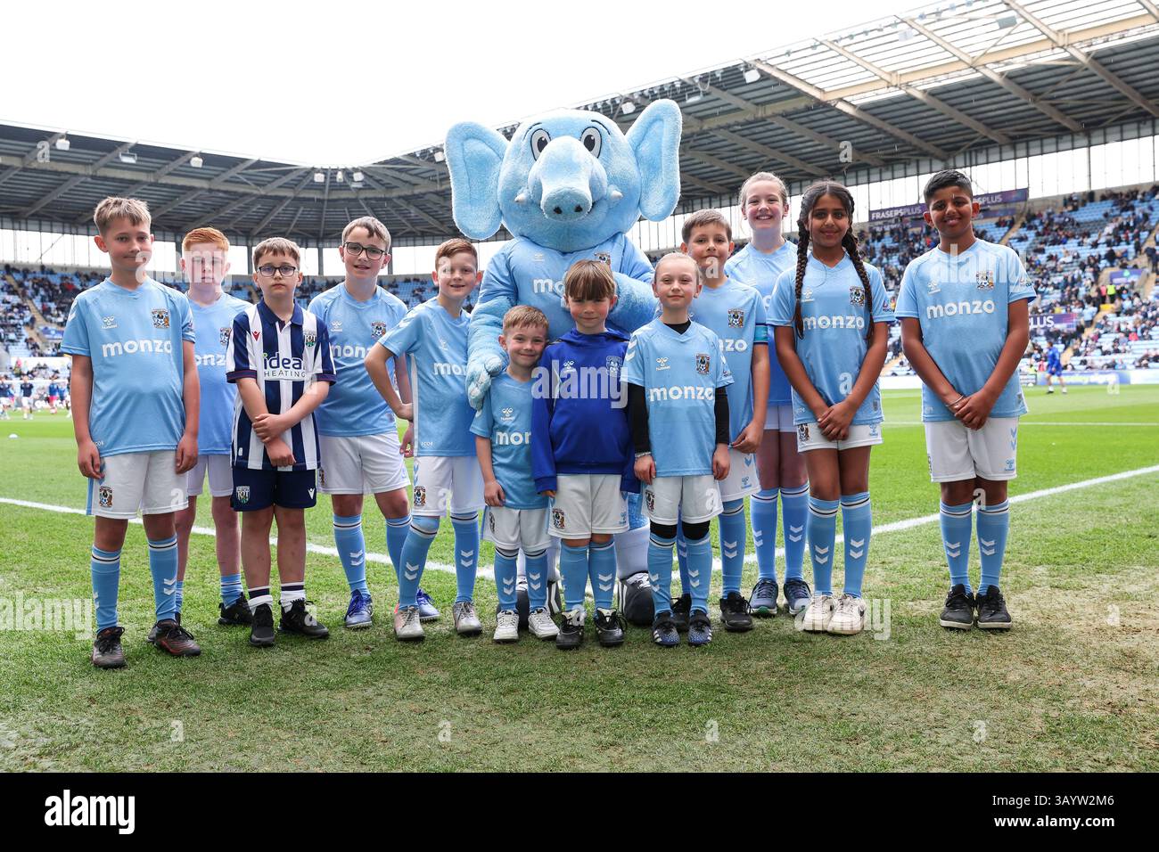 Coventry City’s mascots and Big Sam aheas of the Sky Bet Championship ...