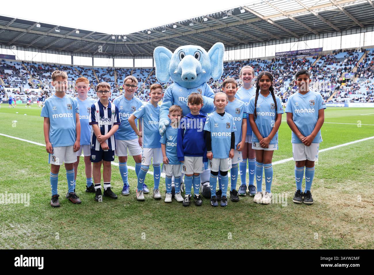 Coventry City’s mascots and Big Sam aheas of the Sky Bet Championship ...