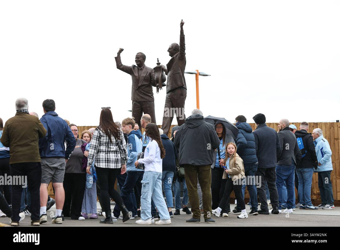 Coventry City’s new statue of John Sillett and John Francis at the ...