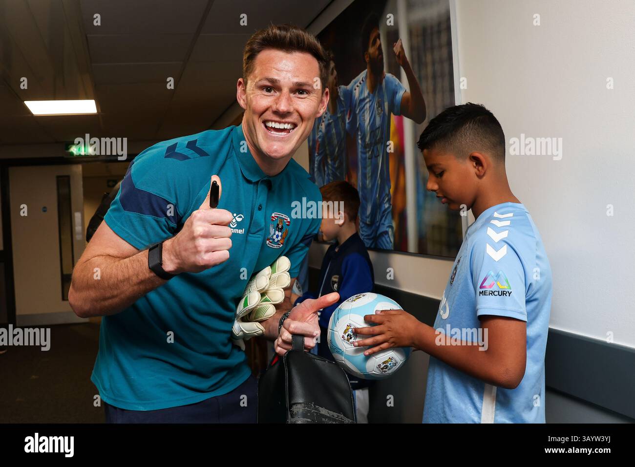 Coventry City goalkeeper Ben Wilson ahead of the Sky Bet Championship ...