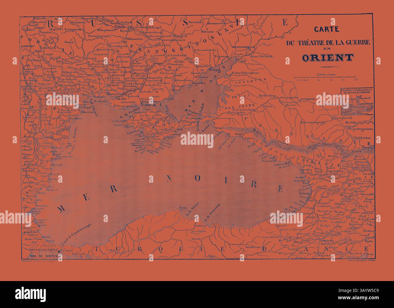 A detailed map showcasing the geographical layout of the eastern ...