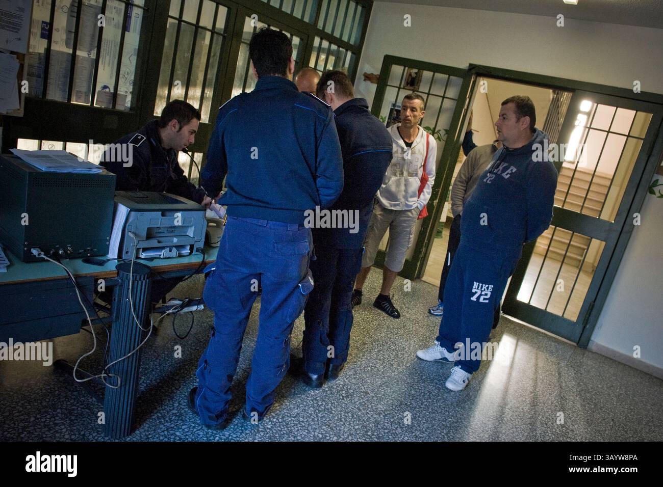 Italy, Bollate prison, daily life Stock Photo - Alamy
