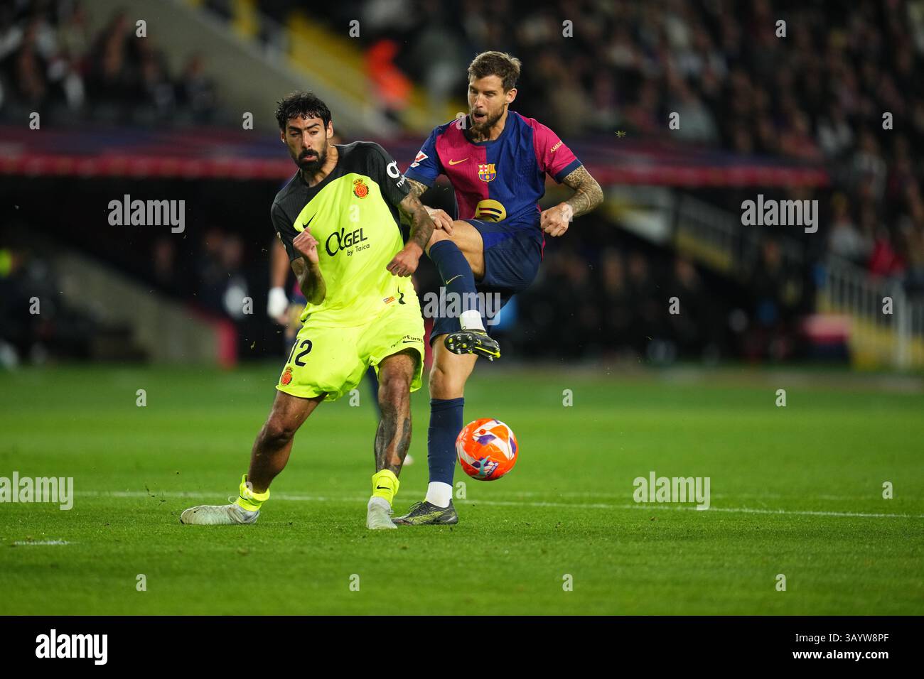 Barcelona, Spain. 23rd Apr, 2025. during the La Liga EA Sports match ...