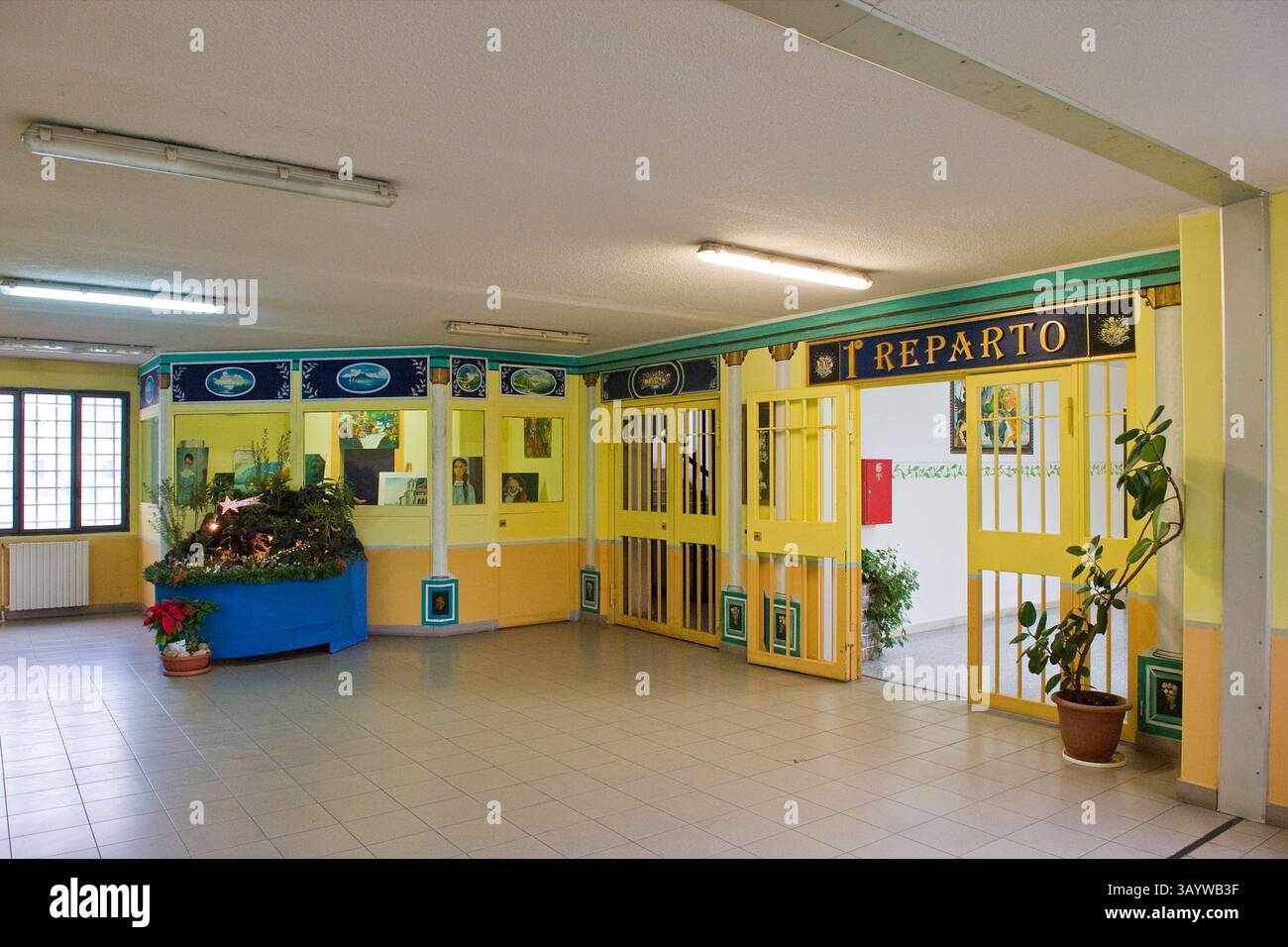 Italy, Bollate, penitentiary of Milan. First ward Stock Photo - Alamy