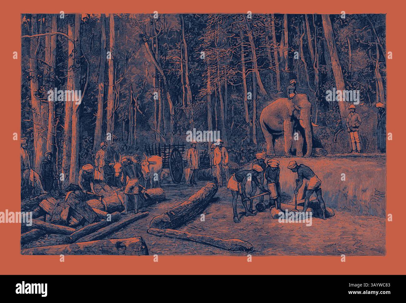 Bustling mining scene hi-res stock photography and images - Alamy