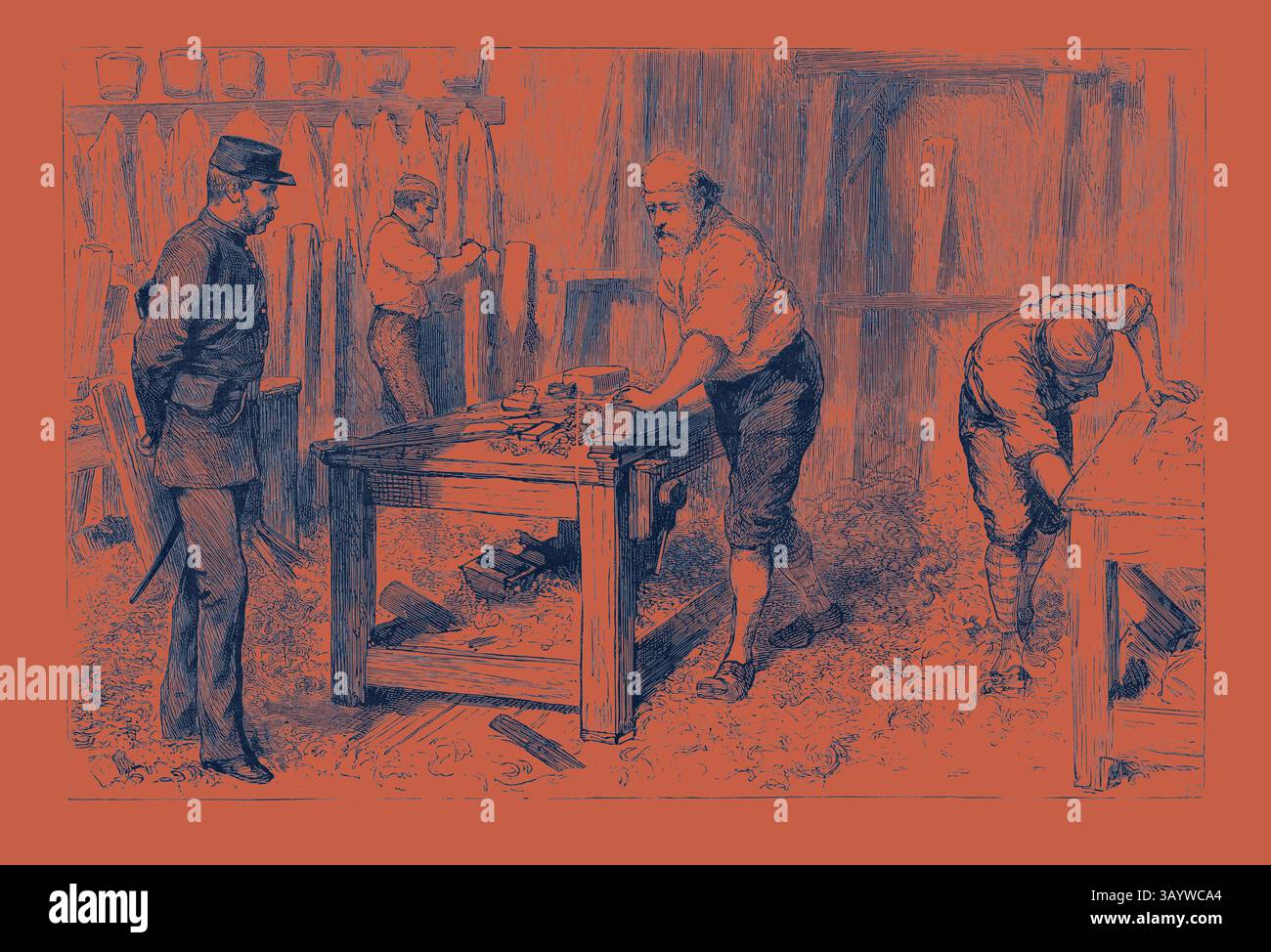 Worker focuses on tools hi-res stock photography and images - Alamy