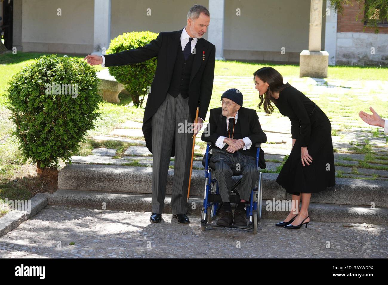 Spanish King Felipe VI and Queen Letizia with Isabel Diaz Ayuso and ...