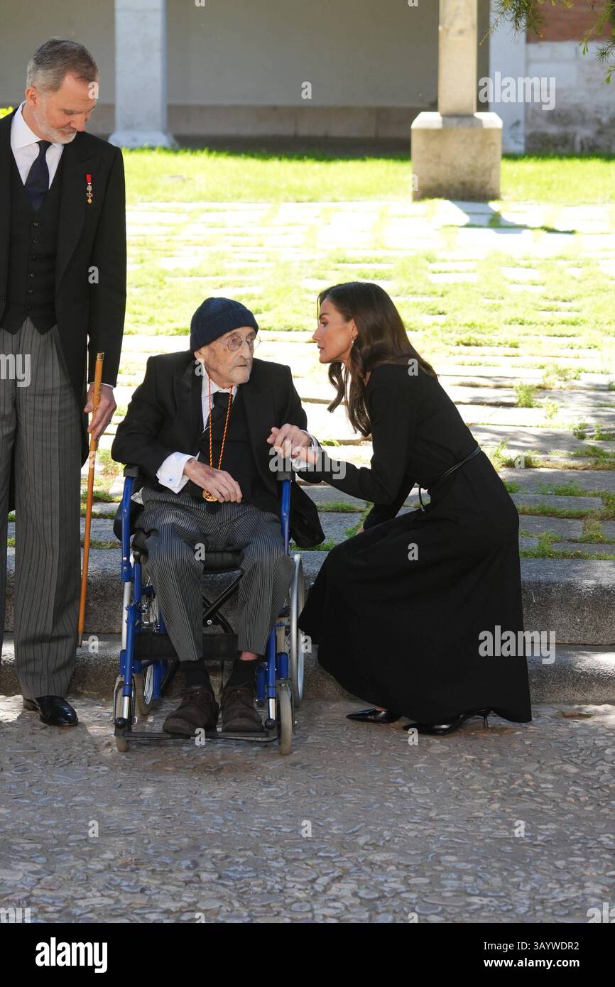 Spanish King Felipe VI and Queen Letizia with Isabel Diaz Ayuso and ...