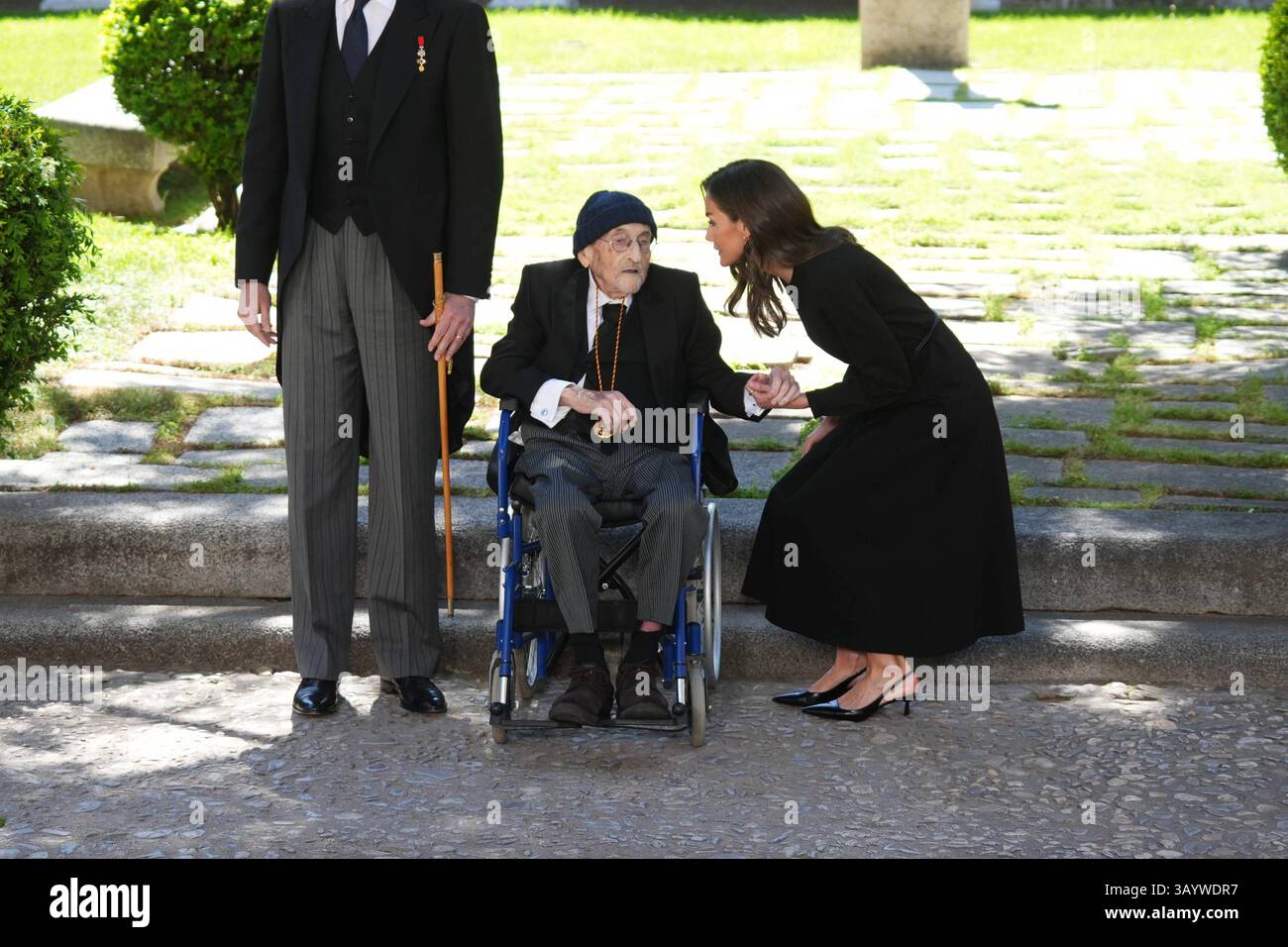 Spanish King Felipe VI and Queen Letizia with Isabel Diaz Ayuso and ...
