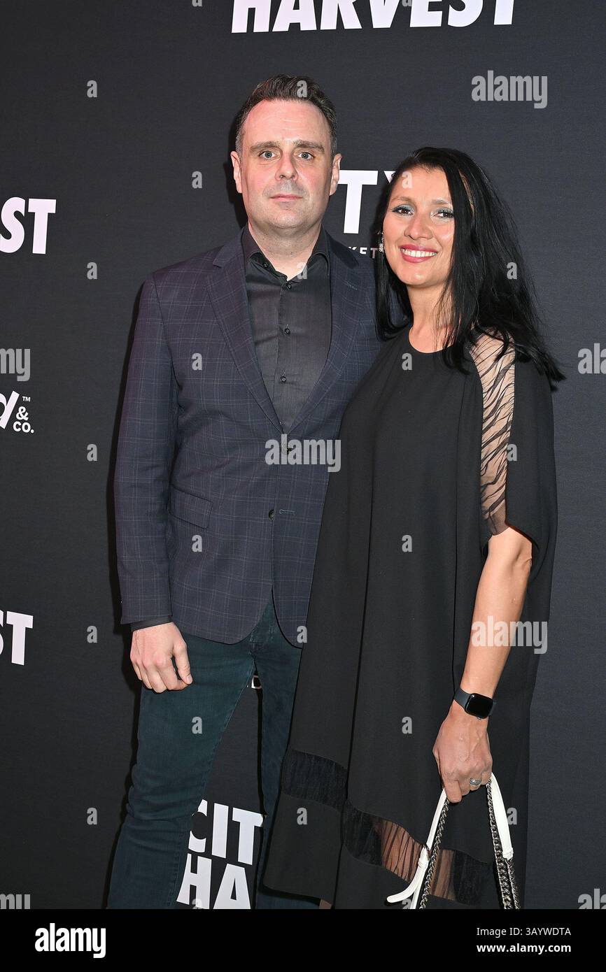 Markus Glocker and Klavdia Ramnareine attends The City Harvest presents ...