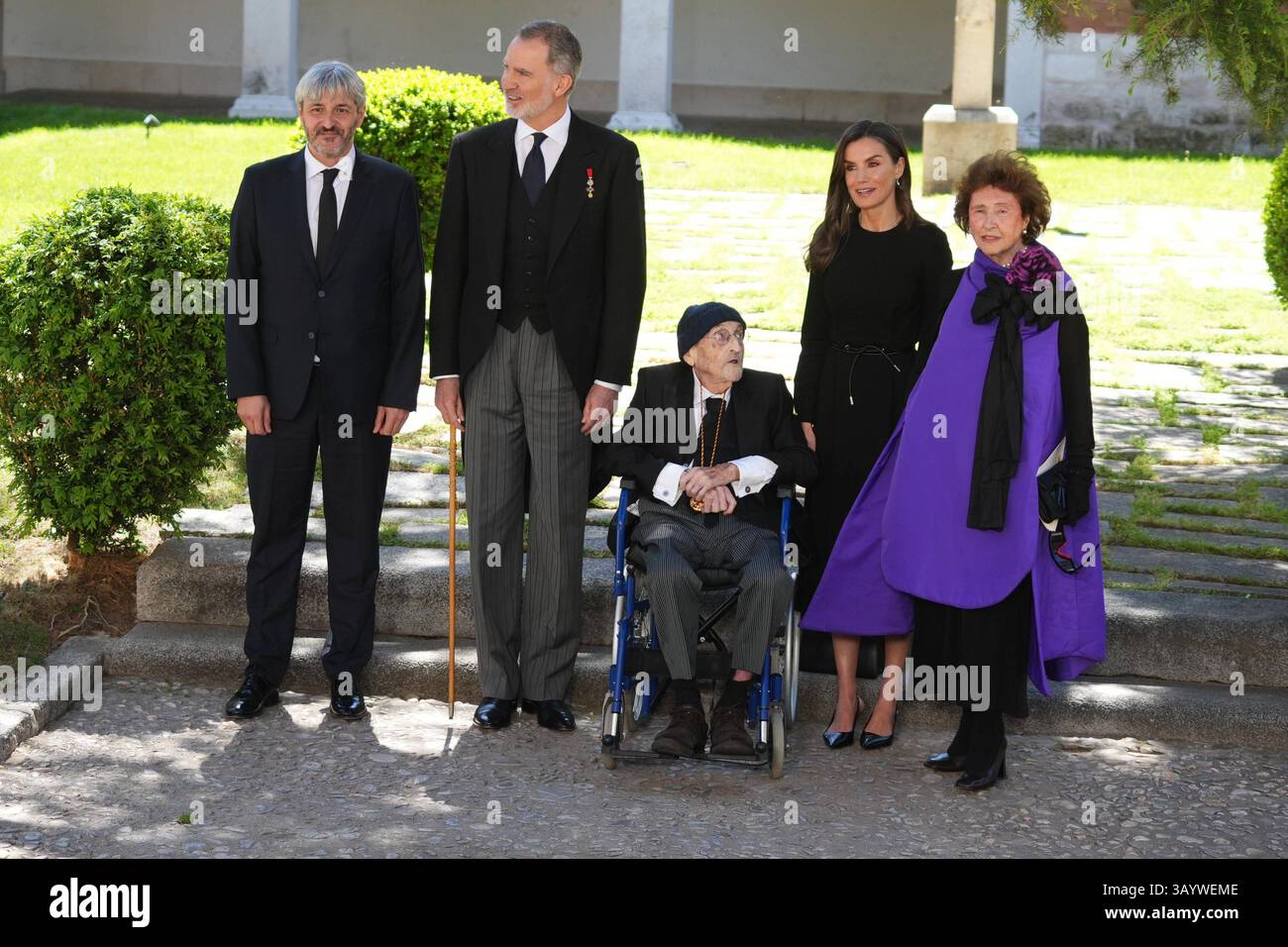 Spanish King Felipe VI and Queen Letizia with Isabel Diaz Ayuso and ...