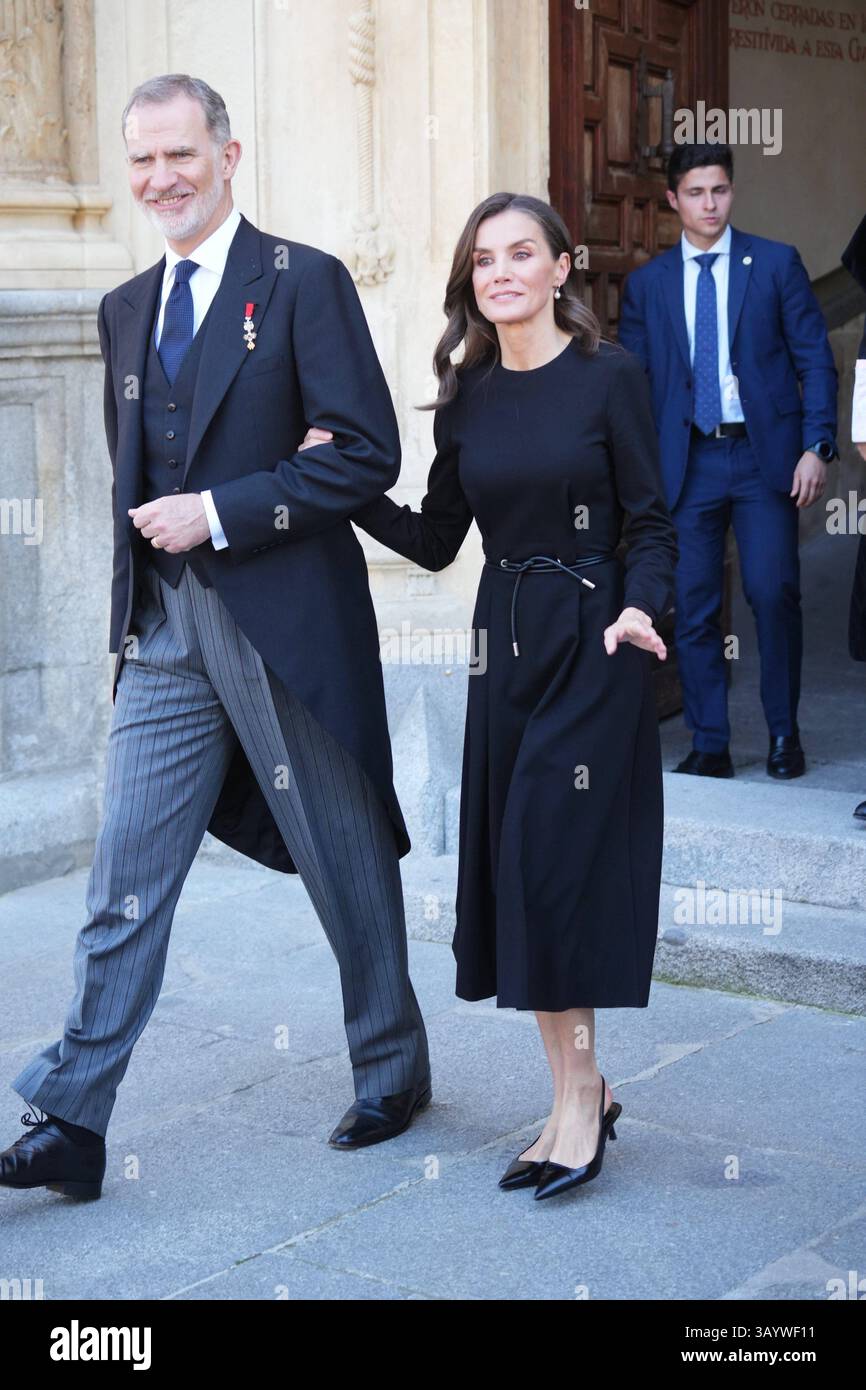 Spanish King Felipe VI and Queen Letizia with Isabel Diaz Ayuso and ...