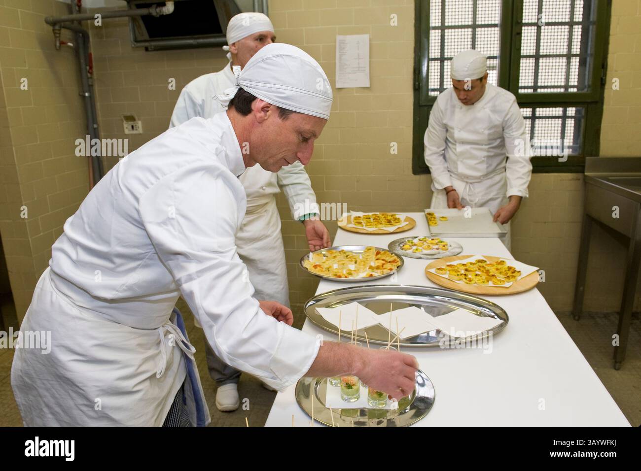 Italy, Bollate, penitentiary of Milan. Hotel school Stock Photo - Alamy