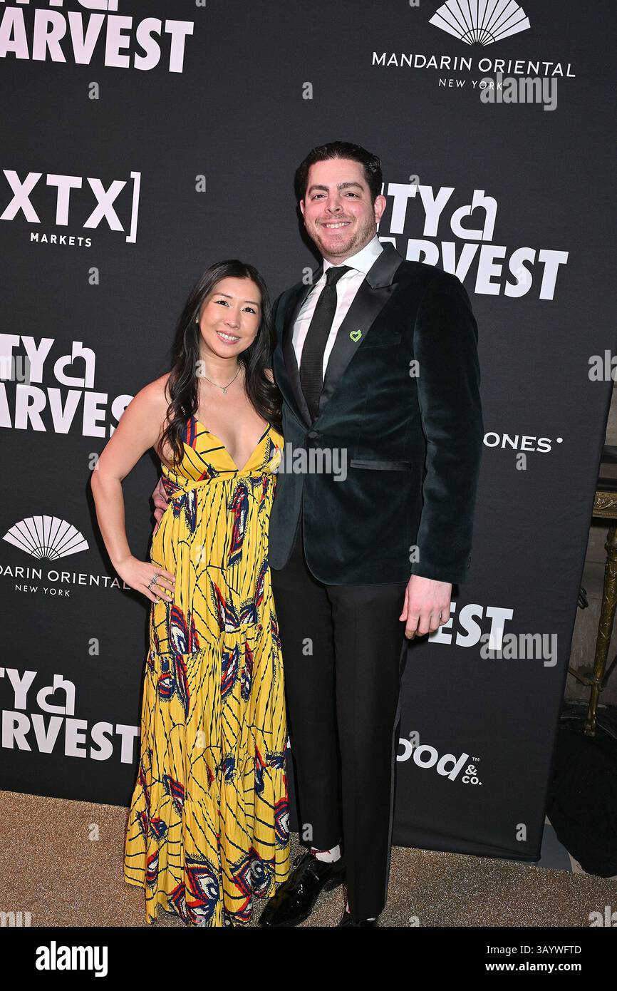 Jack Logue and Emmeline Tran attend The City Harvest presents The 2025 ...