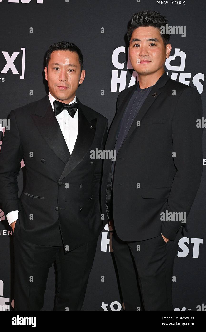 Simon Kim and David Shim attend The City Harvest presents The 2025 Gala ...