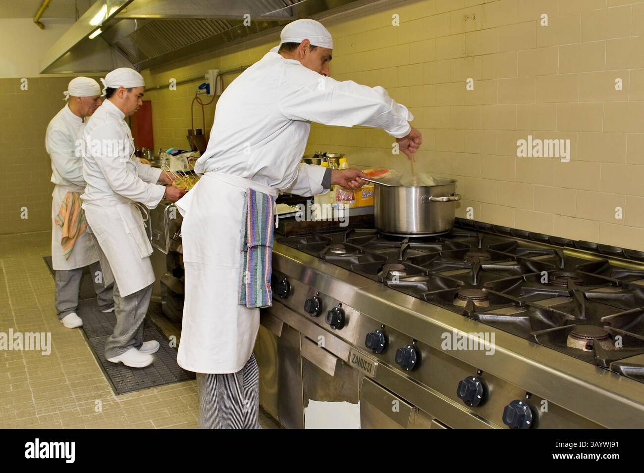 Italy, Bollate, penitentiary of Milan. Hotel school Stock Photo - Alamy